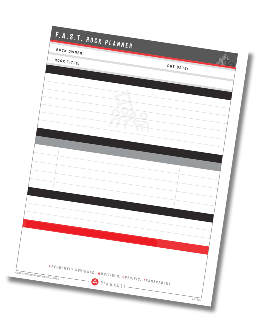 A FAST Goals Template to Get on the Right Track | Pinnacle